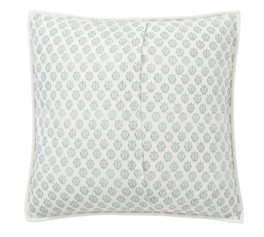 Lakshmi Reversible Block Print Pillow Sham | Pottery Barn