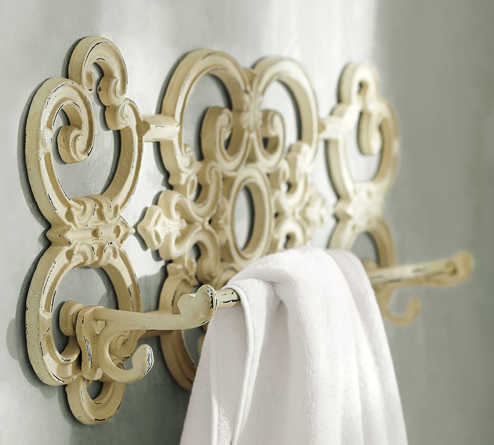 Antique Scroll Towel Bar | Pottery Barn