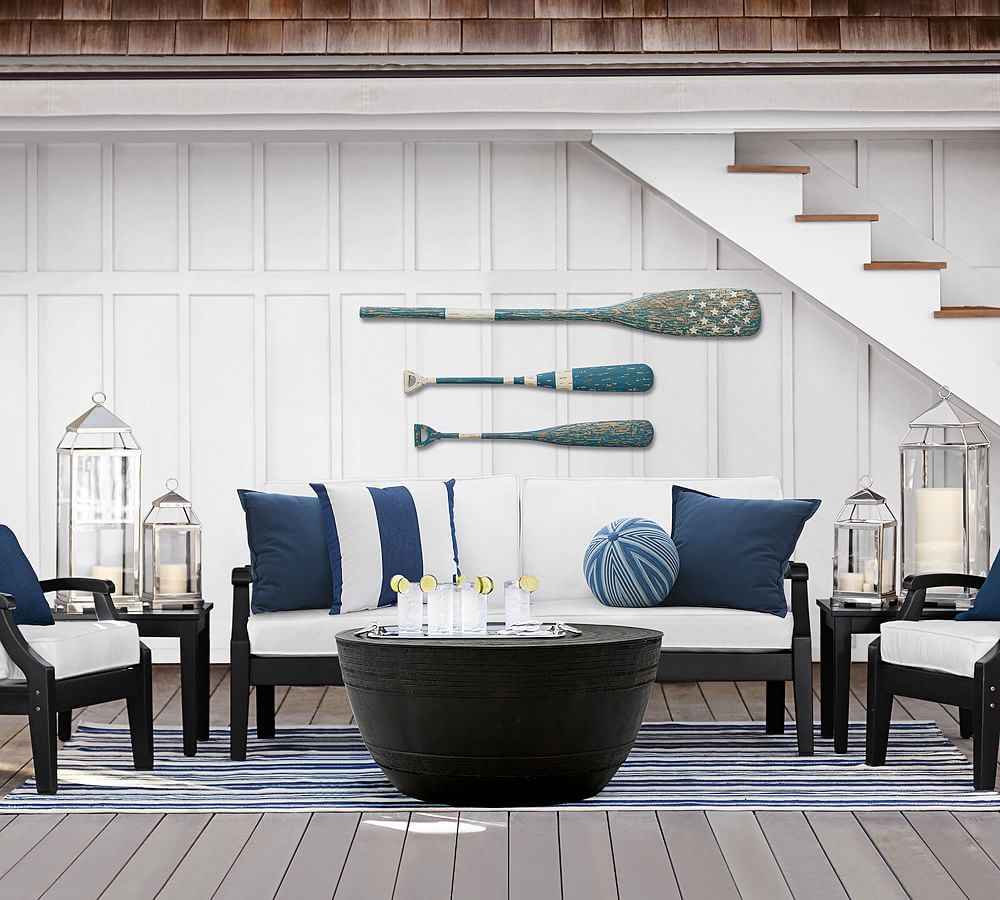 Hanging Wooden Oars - Set of 3 | Wall Decor | Pottery Barn