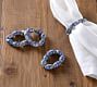 Blue Bead Napkin Ring, Set of 4 | Pottery Barn