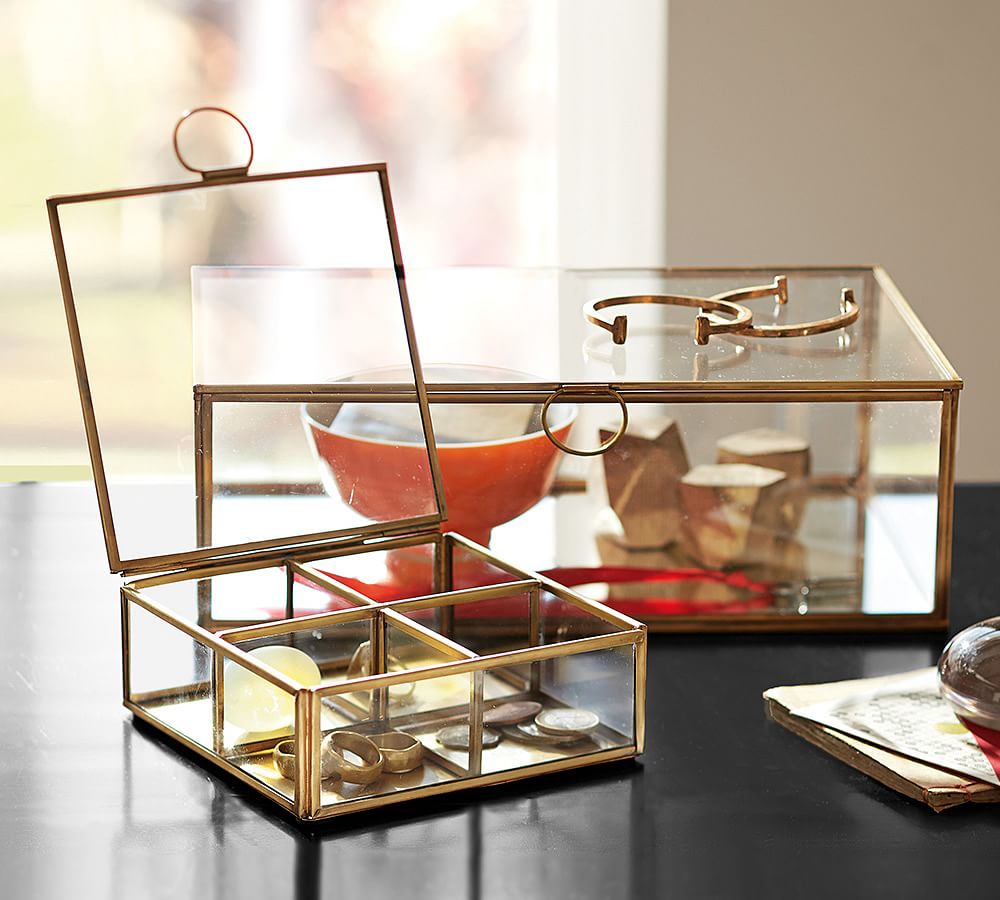 Callie Glass Boxes | Pottery Barn