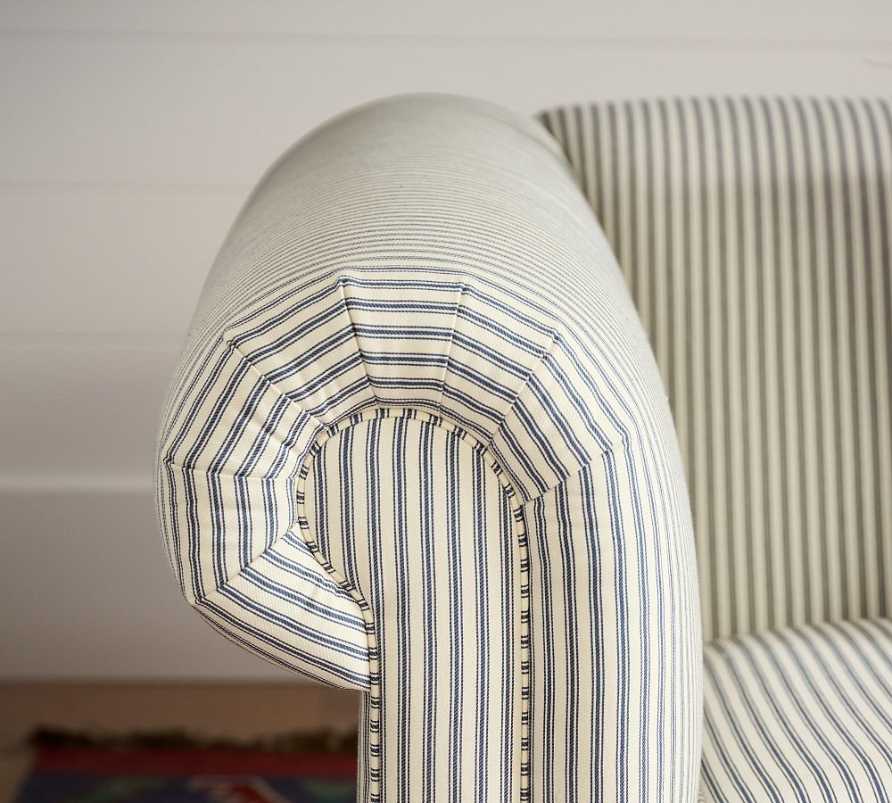 Chesterfield Tight Back Roll Arm Upholstered Sofa | Pottery Barn