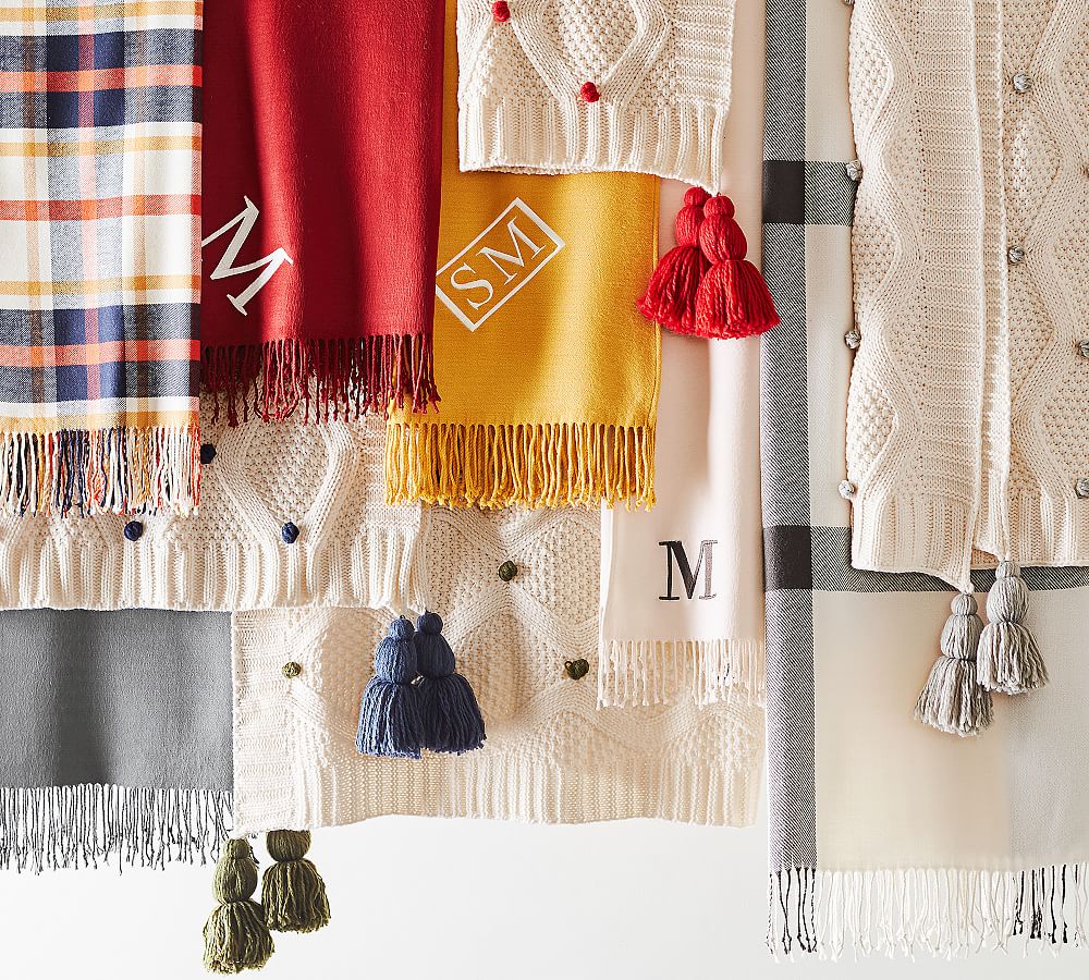 Bobble Knit Throw Blanket | Pottery Barn