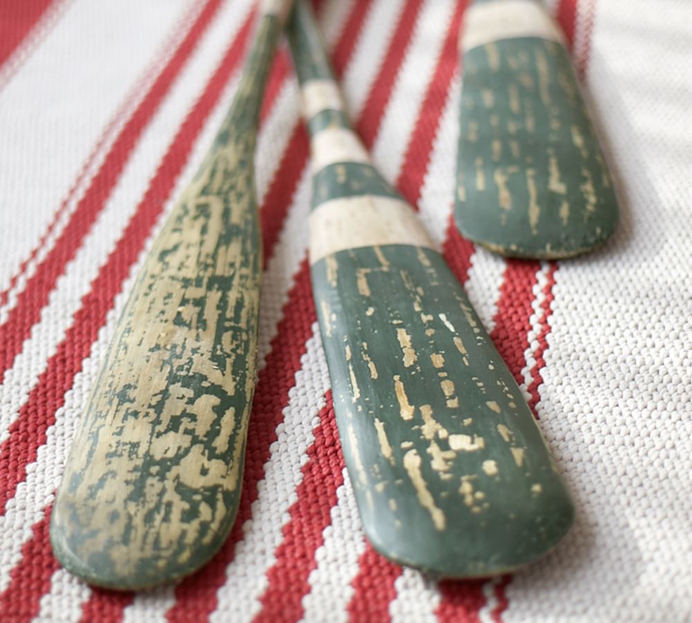 Hanging Wooden Oars - Set of 3 | Wall Decor | Pottery Barn