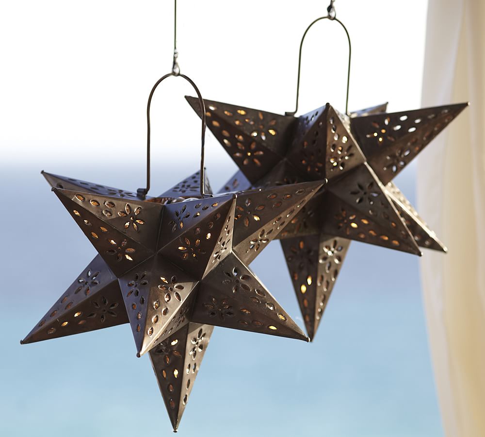 Bronze Star Luminary | Decorative Objects | Pottery Barn