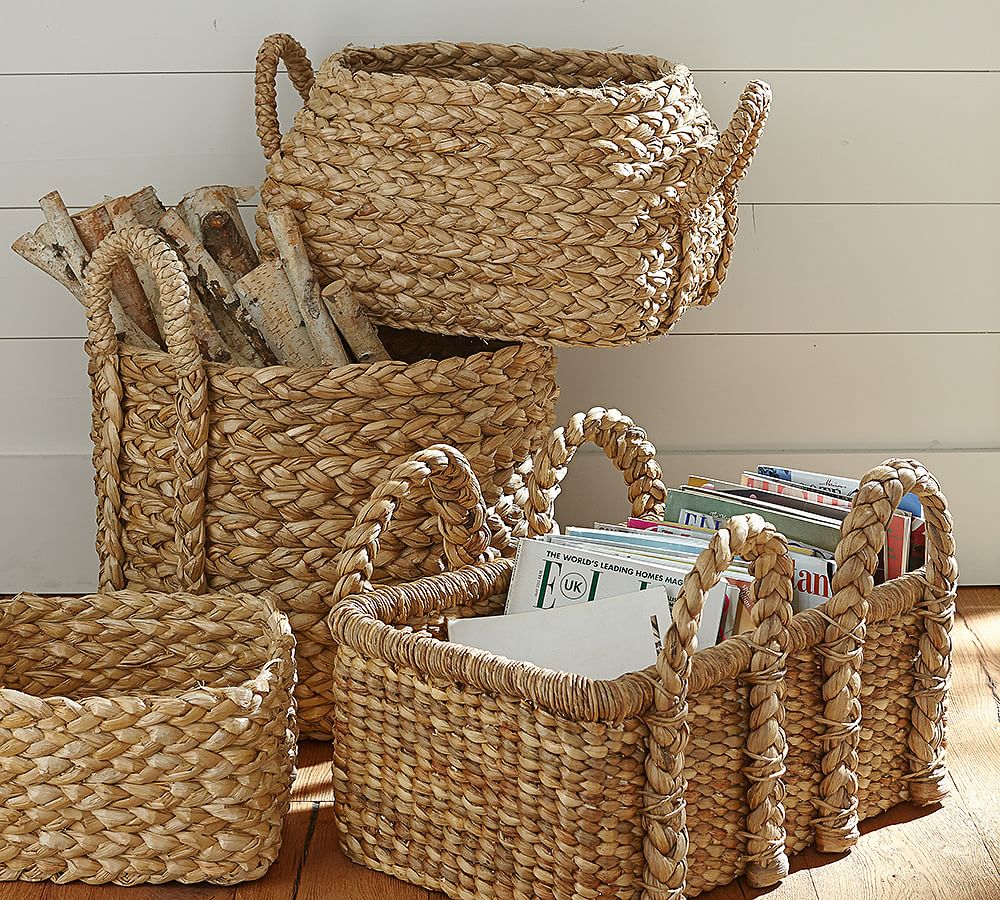 Beachcomber Oval Storage Basket | Pottery Barn