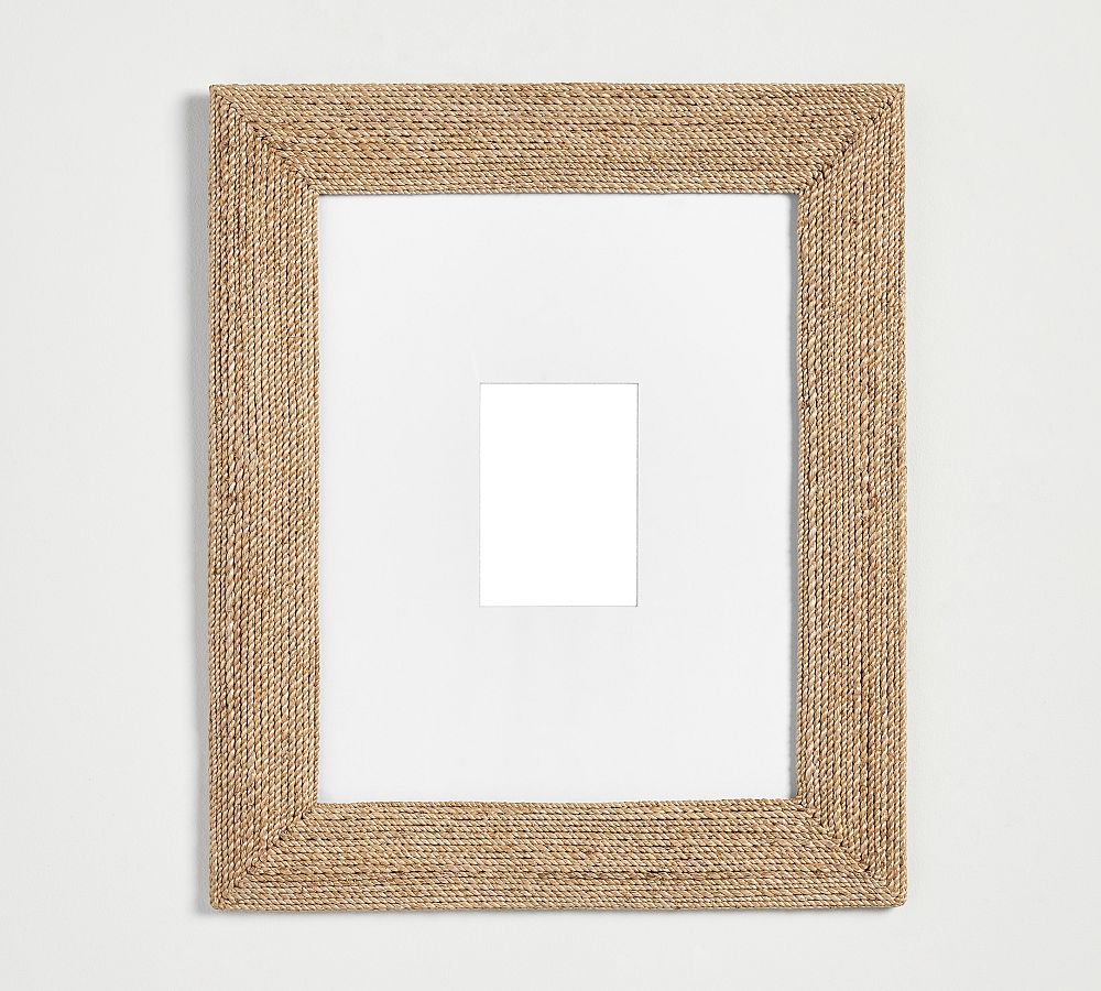 Abaca Rope Woven Frame | Pottery Barn