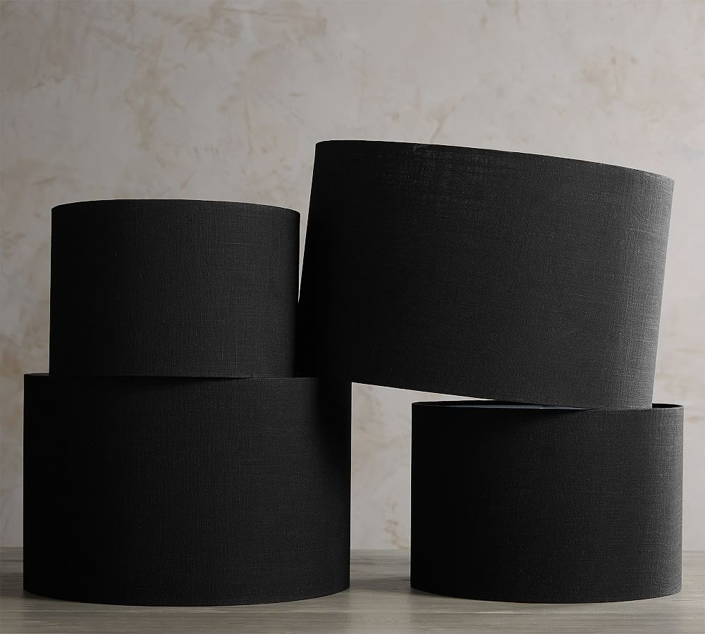 Textured Gallery Straight Sided Shade | Pottery Barn