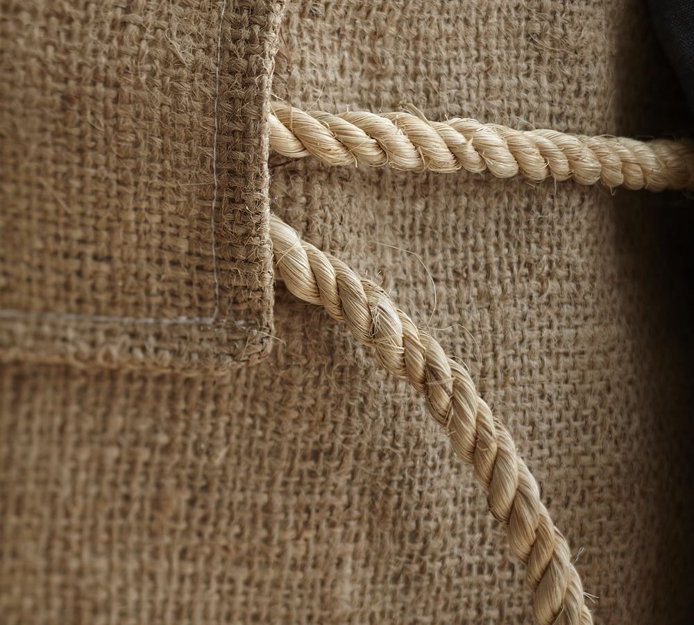 Reinforced Burlap Baskets | Pottery Barn