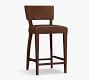 Payson Leather Stool | Pottery Barn