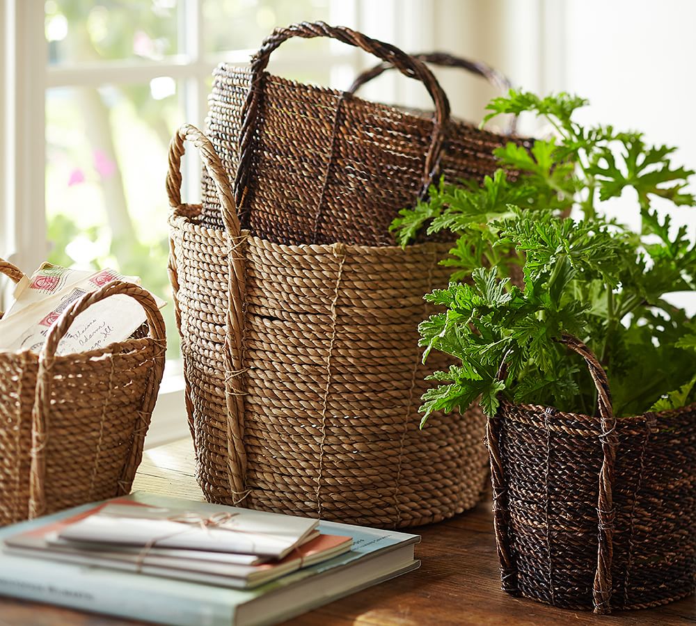 Perry Light Storage Baskets | Pottery Barn