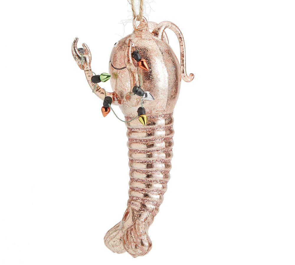 Lobster in Tangled Lights Ornament | Pottery Barn