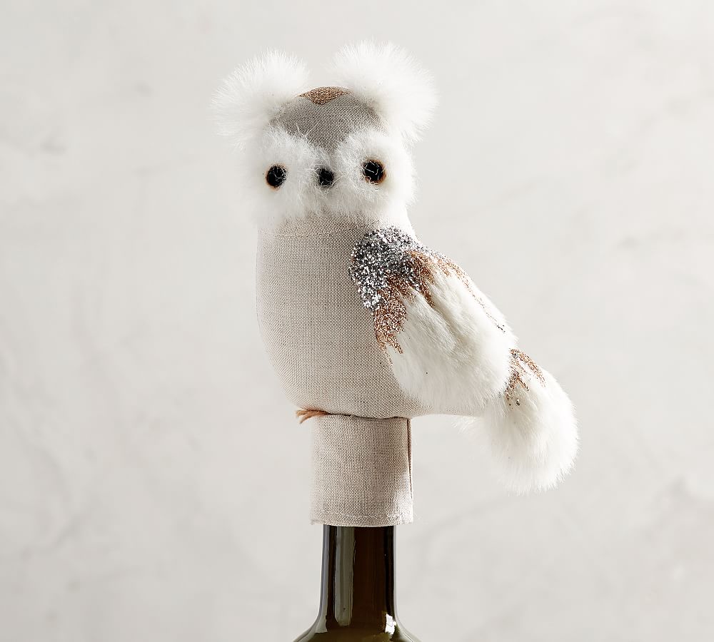 Arctic Owl Wine Stopper| Wine Accessories | Pottery Barn