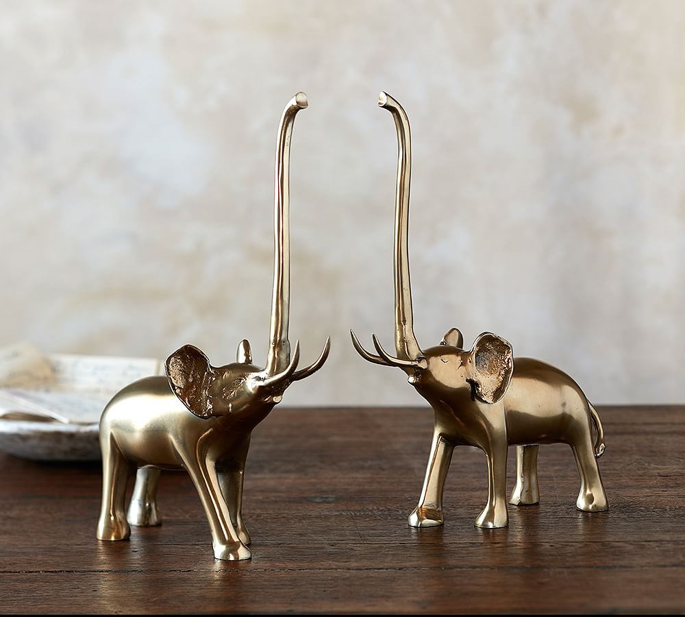 Brass Elephant Object | Pottery Barn