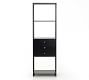 Harmon Metal Open Bookcase with Drawers | Pottery Barn