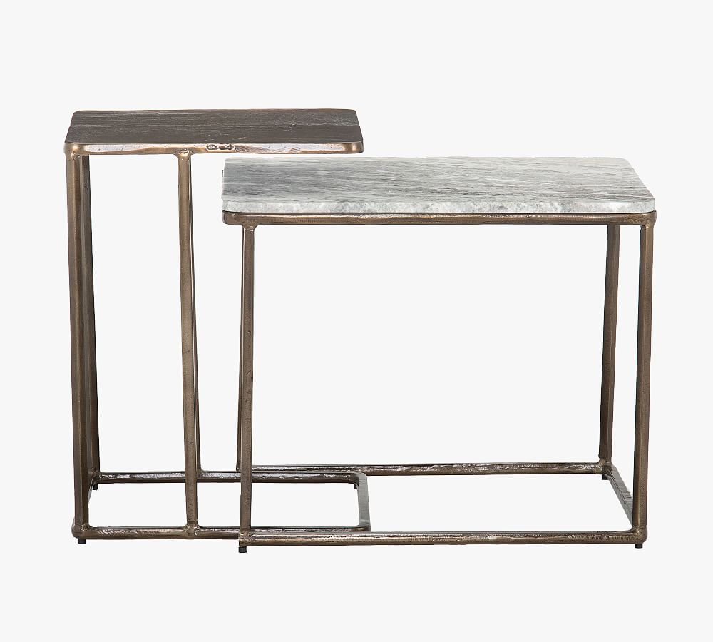 Bellevile Marble Nesting End Tables | Pottery Barn