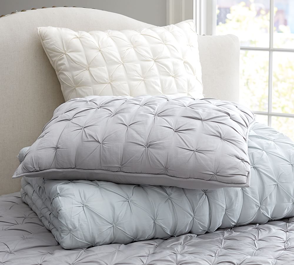 Isabelle Tufted Voile Quilt & Shams | Pottery Barn