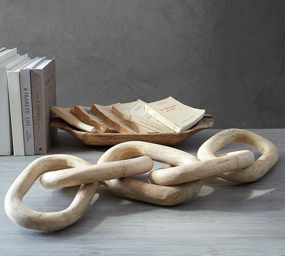 Wooden Chain Object | Decorative Objects | Pottery Barn