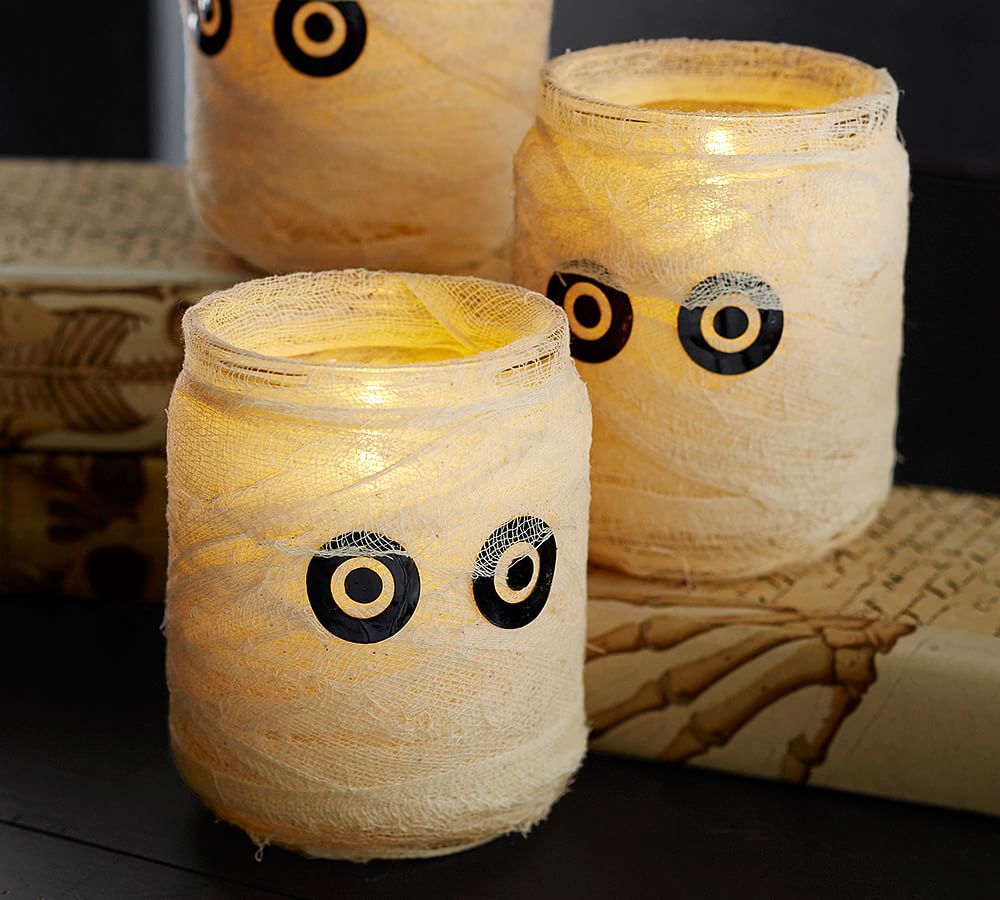 Gauze Mummy Luminary | Pottery Barn