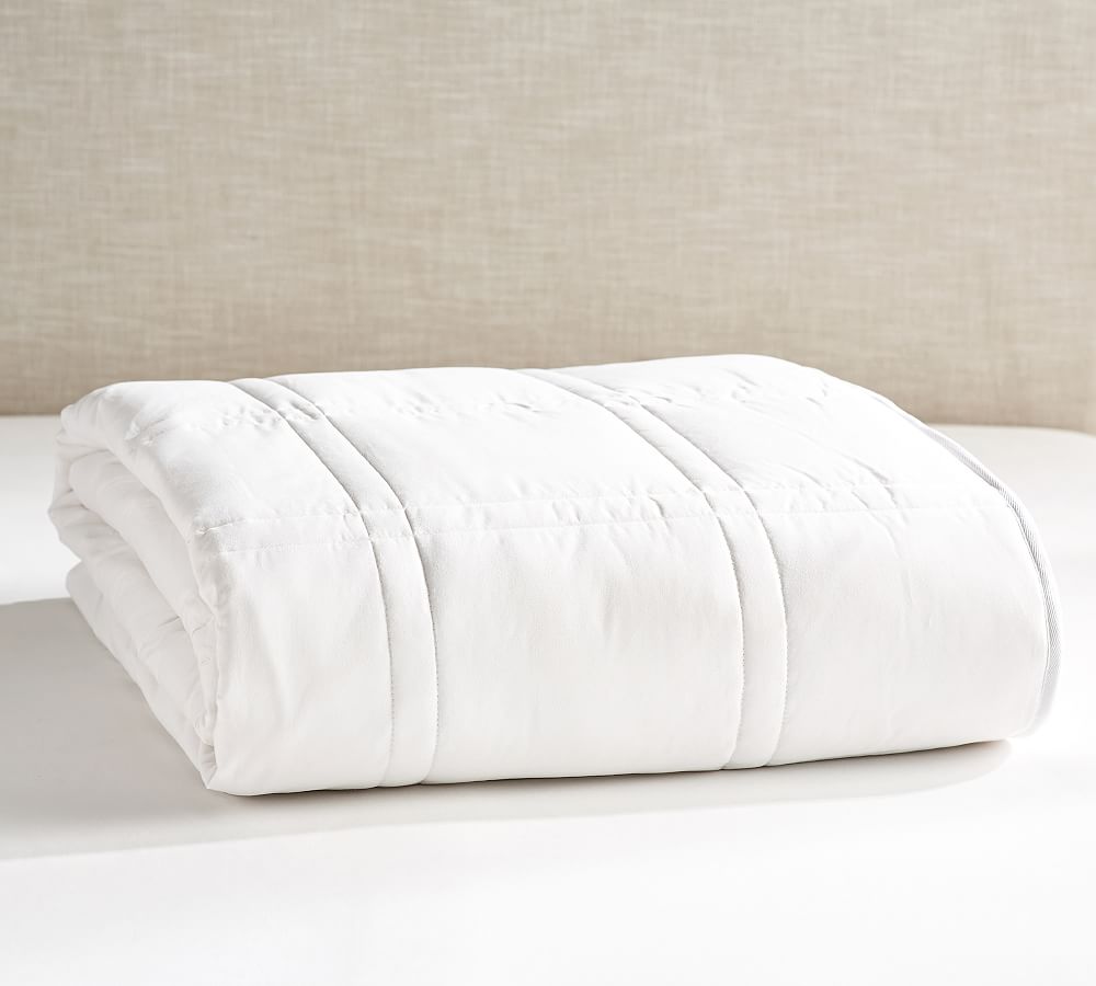 Wool Filled Quilted Blanket | Pottery Barn