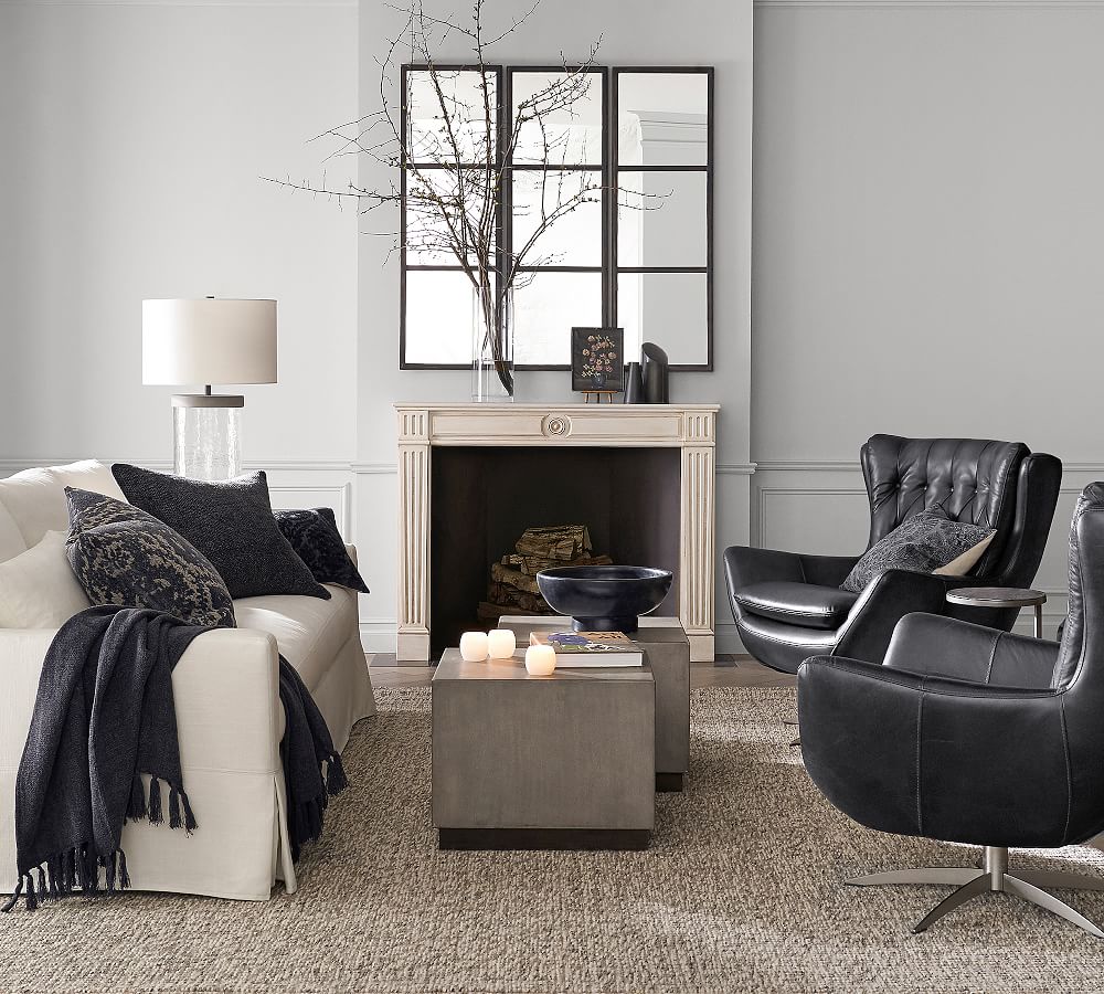 Cade Windowpane Wall Mirror | Pottery Barn