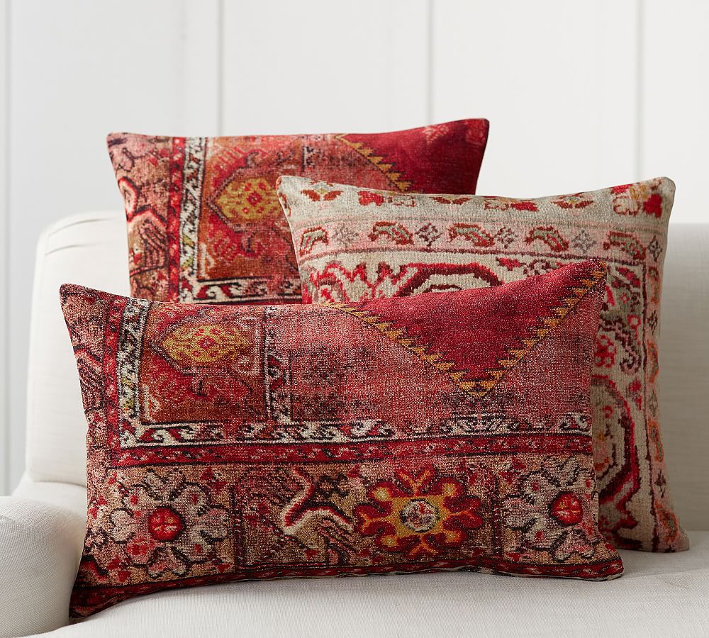 Lorna Print Decorative Pillow Covers | Pottery Barn