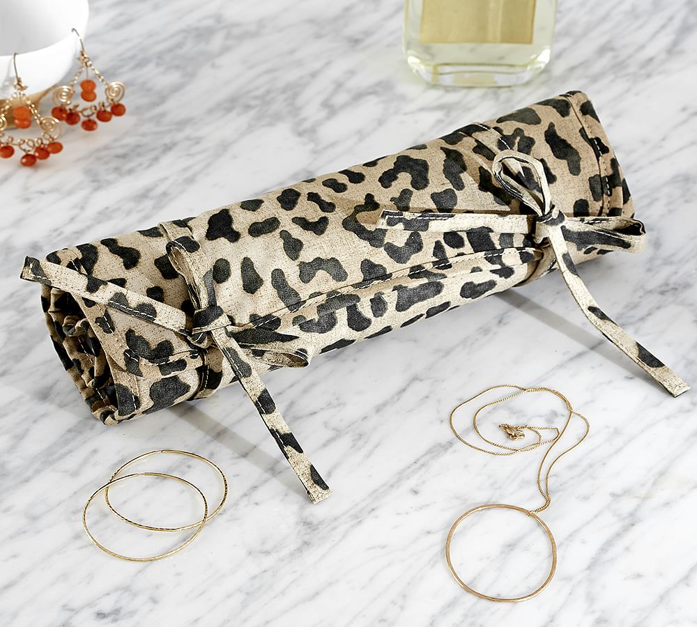 Leopard Jewelry Roll | Travel Accessories | Pottery Barn