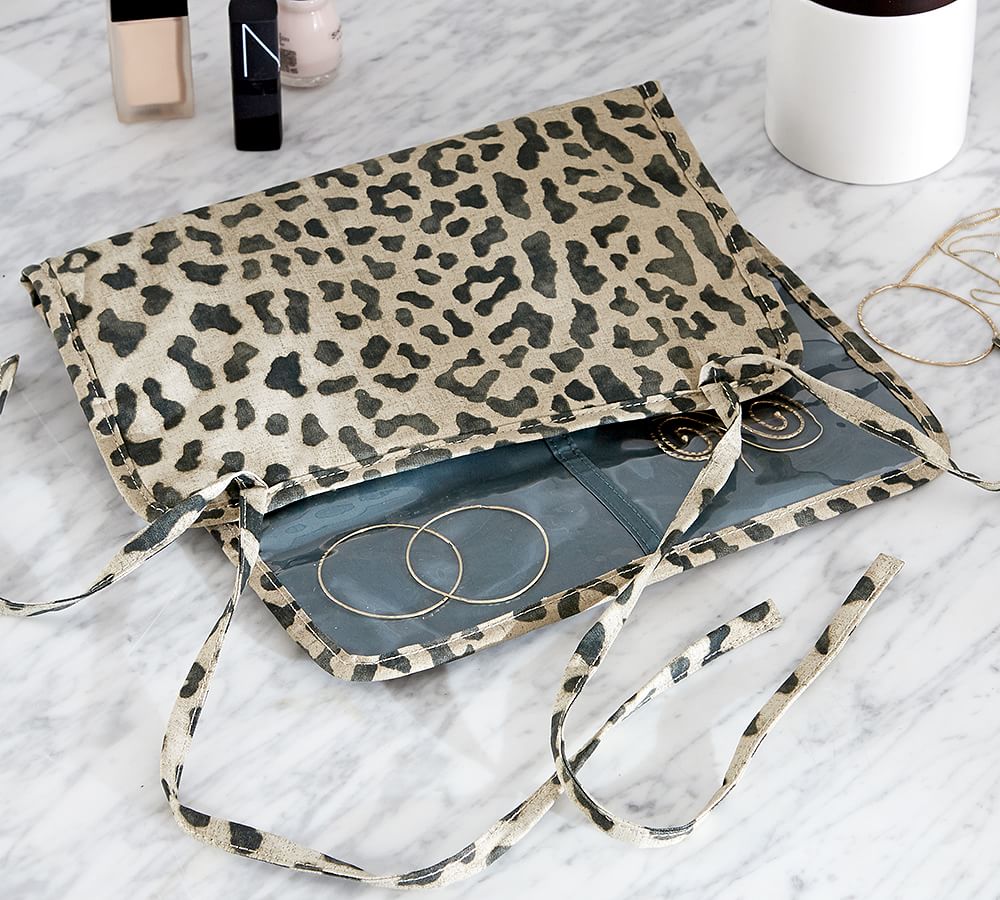 Leopard Jewelry Roll | Travel Accessories | Pottery Barn