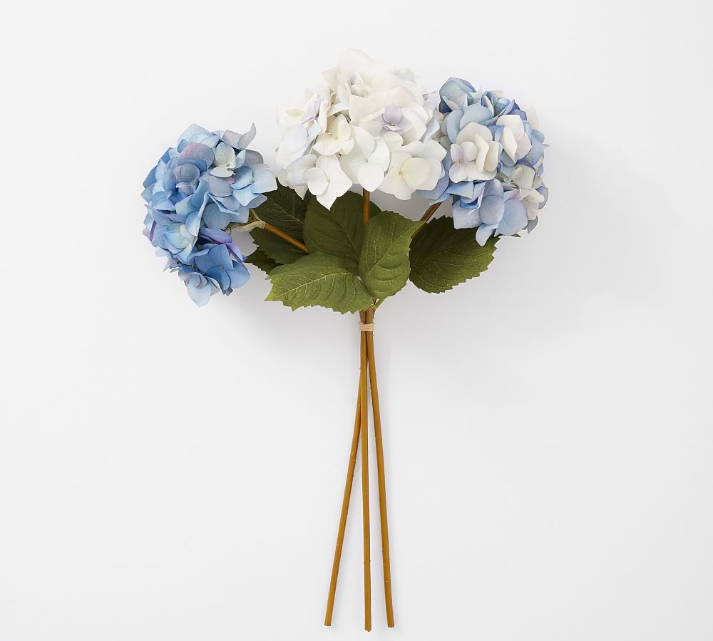 Faux Blue Hydrangea Bundle | Pottery Barn