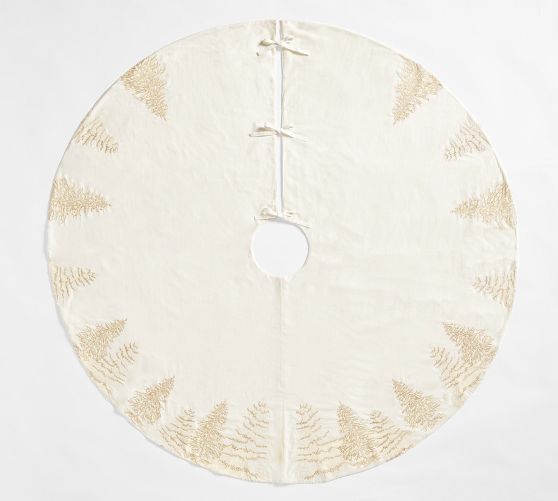 Rustic Forest Tree Skirt | Pottery Barn
