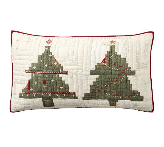 Arden Tree Handcrafted Applique Quilted Sham | Pottery Barn