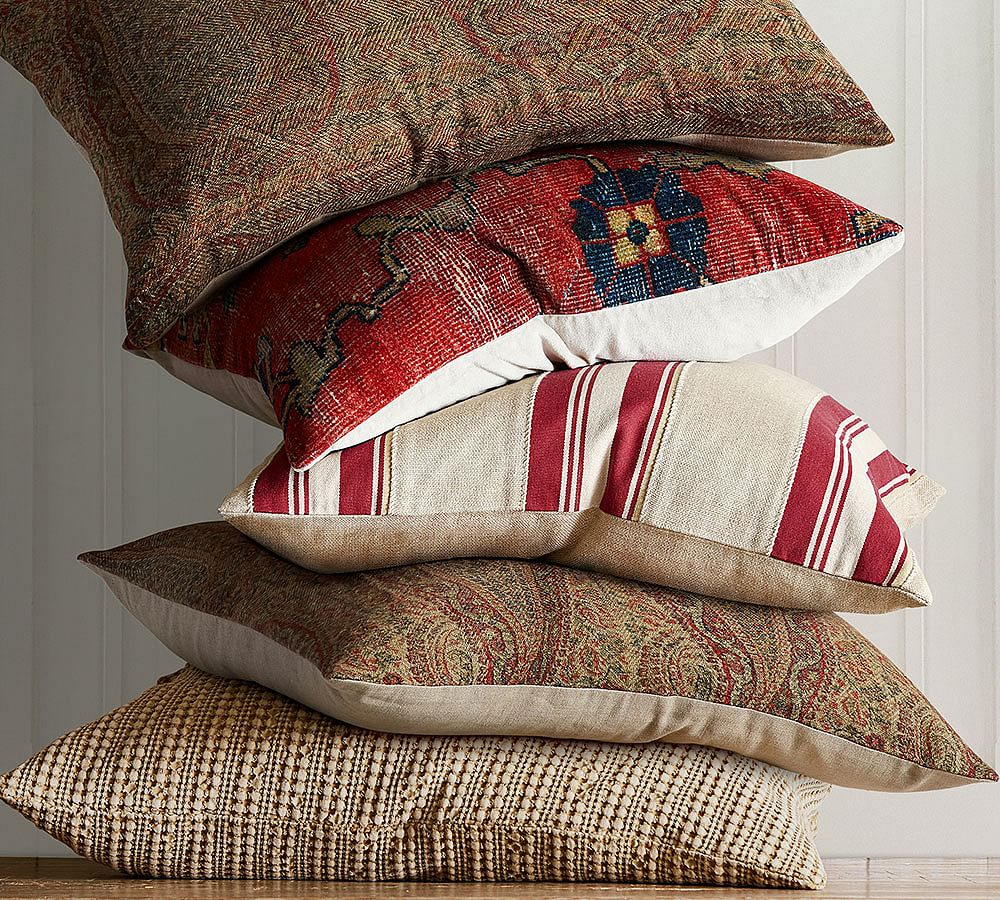 Charlene Paisley Decorative Pillow Cover | Pottery Barn