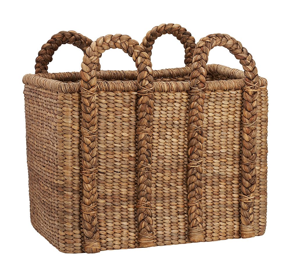 Beachcomber Rectangular Handled Storage Baskets | Pottery Barn