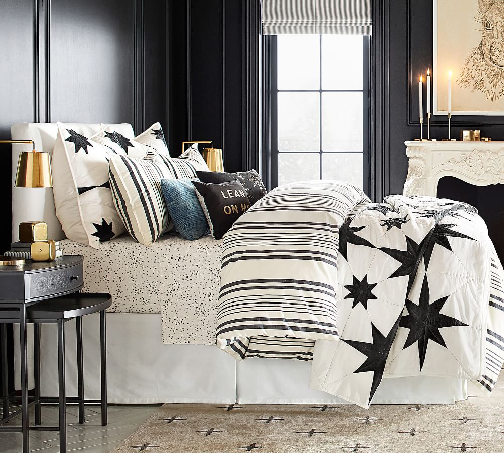 The Emily & Meritt Star Burst Cotton Pillowcases | Pottery Barn