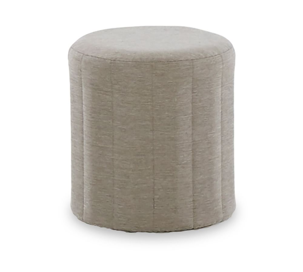 Aeko Outdoor Upholstered Side Stools | Pottery Barn
