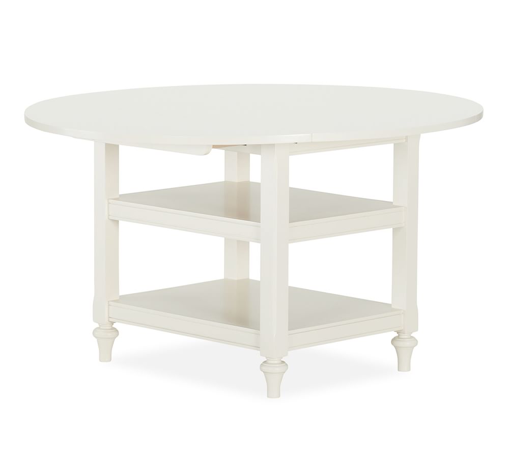 Shayne Round Drop Leaf Kitchen Table | Pottery Barn