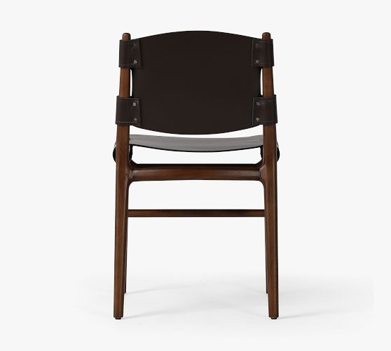 Izzy Leather Dining Chair- Set of 2 | Pottery Barn