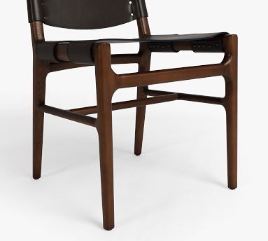 Izzy Leather Dining Chair- Set of 2 | Pottery Barn