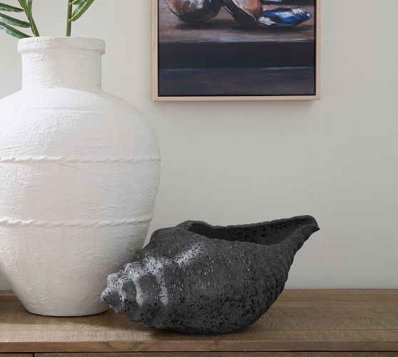 Handcrafted Ceramic Conch Shell | Pottery Barn