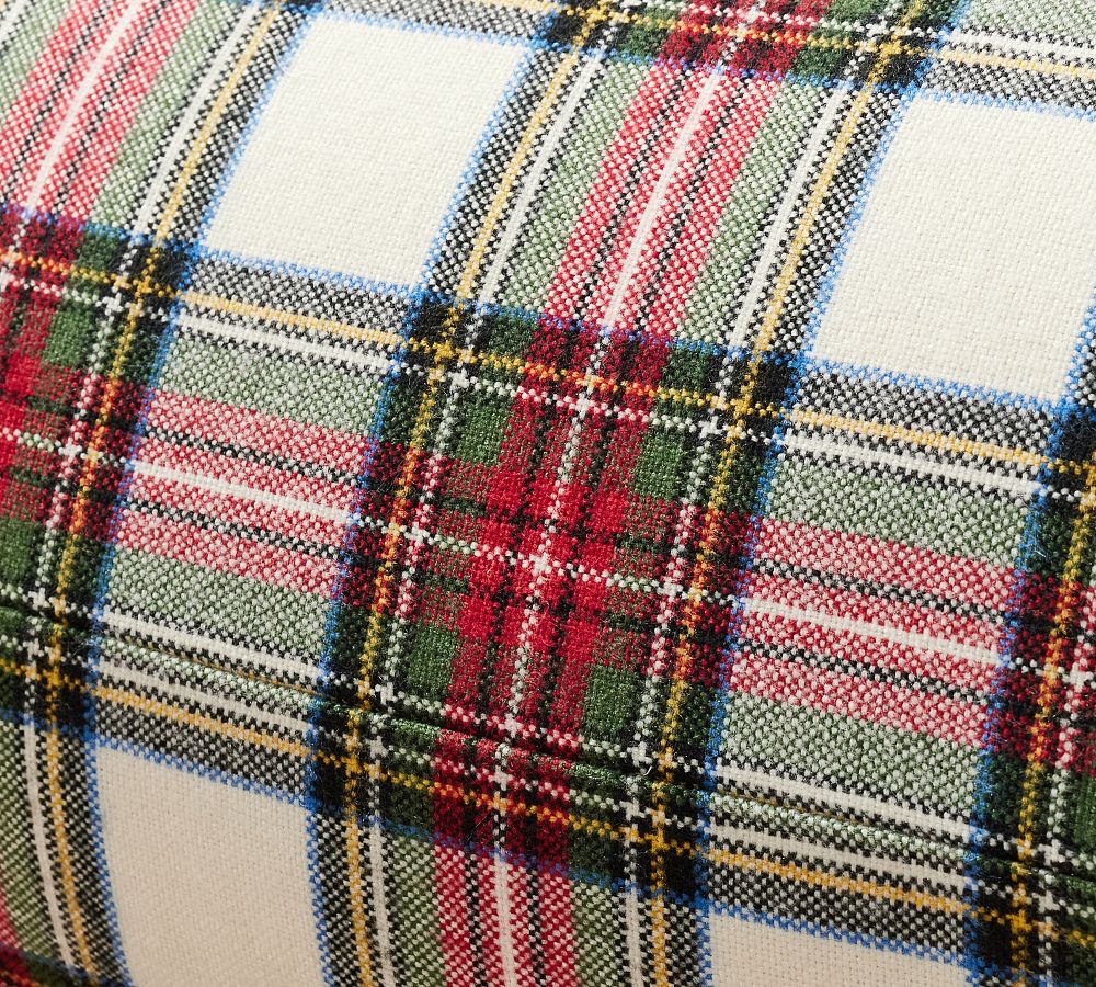 Stewart Plaid Pet Bed Covers | Pottery Barn