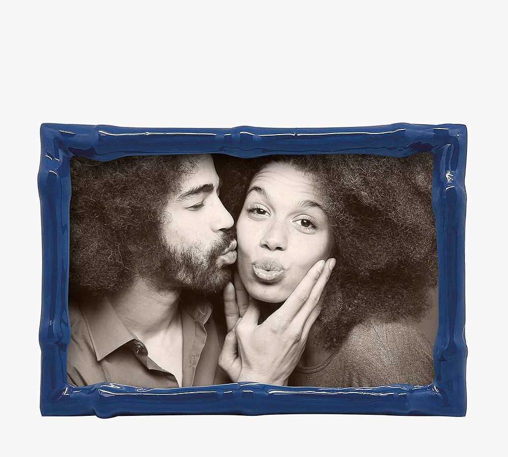 Enamel Bamboo Frame | Pottery Barn