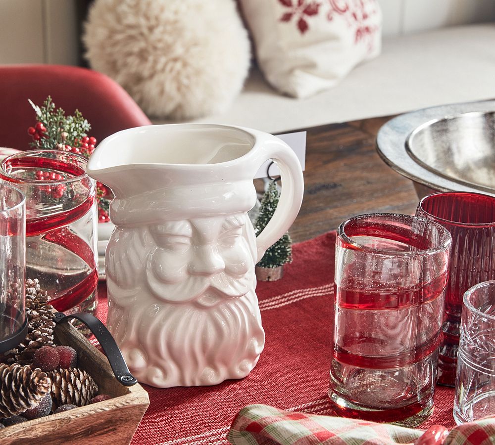 Santa Claus Pitcher | Pottery Barn
