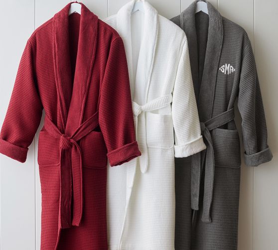 Waffle Weave Resort Robe | Pottery Barn