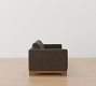 Jake Leather Sofa with Brindle Wood Base | Pottery Barn