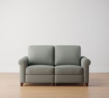 Cameron Roll Arm Upholstered Power Reclining Sofa | Pottery Barn