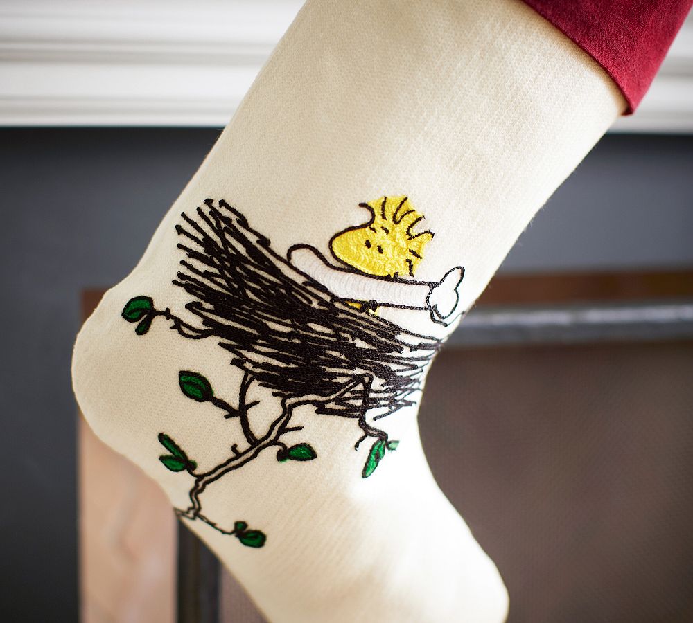 Peanuts™ Crewel Stockings | Pottery Barn
