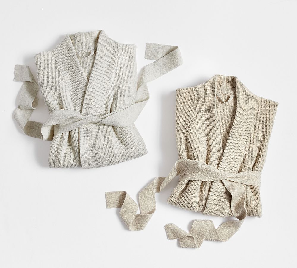 Cozy Thermal Sweater Robe | Pottery Barn