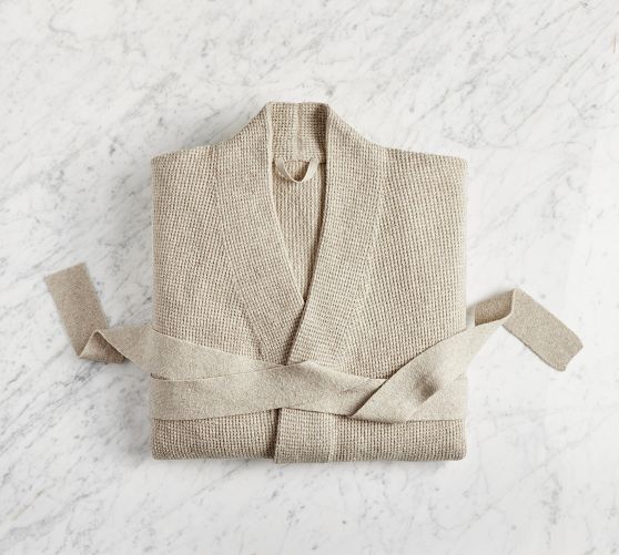Cozy Thermal Sweater Robe | Pottery Barn