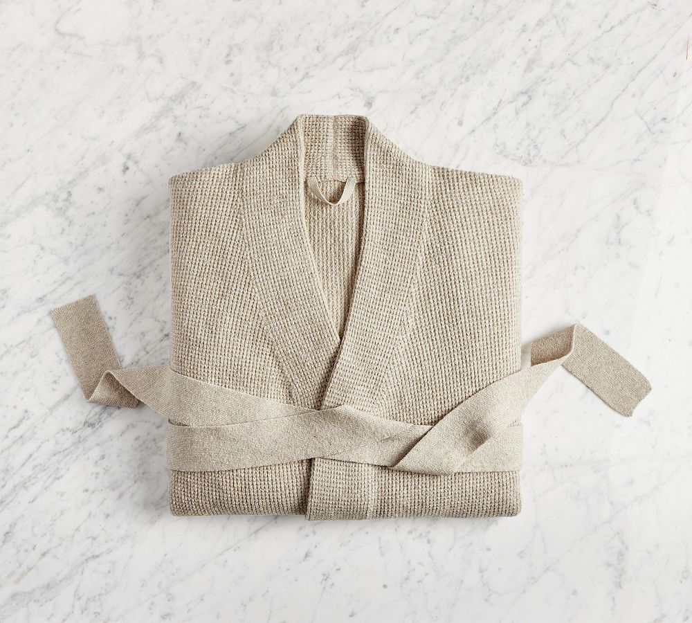 Cozy Thermal Sweater Robe | Pottery Barn
