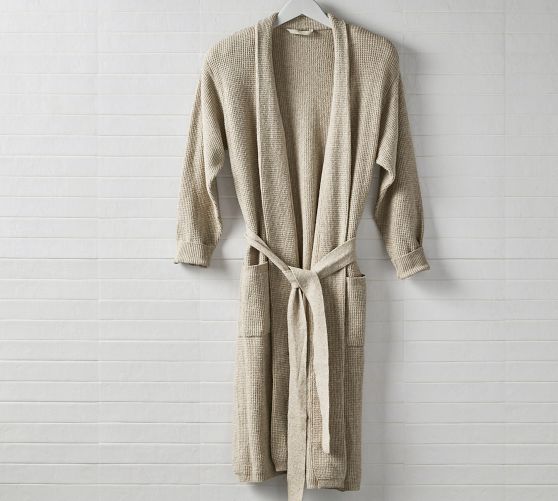 Cozy Thermal Sweater Robe | Pottery Barn